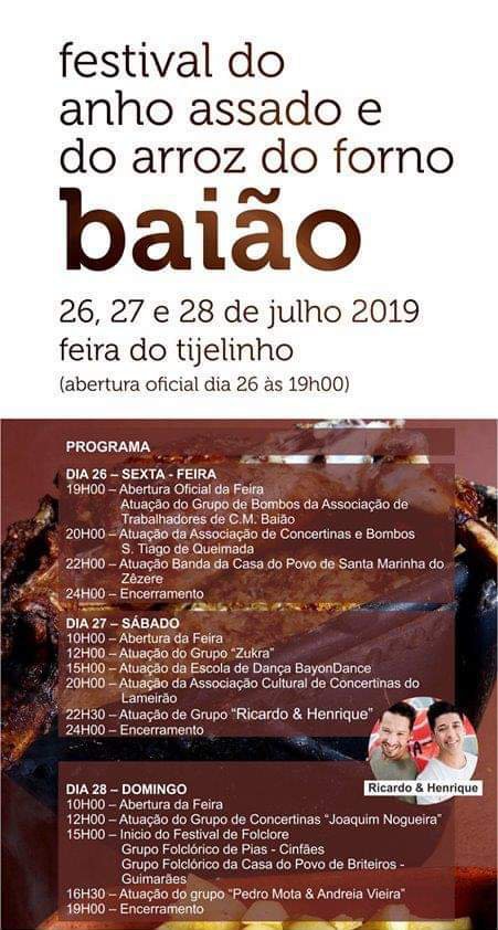 Festival do Anho Assado 2019 - Rota do Românico